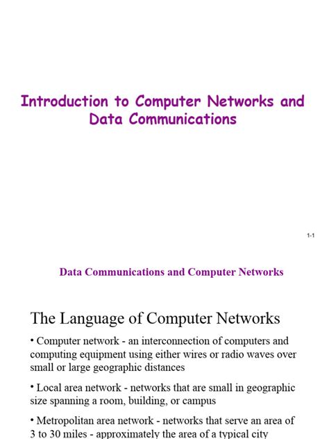 Introduction To Computer Networks And Data Communications Pdf Computer Network Osi Model