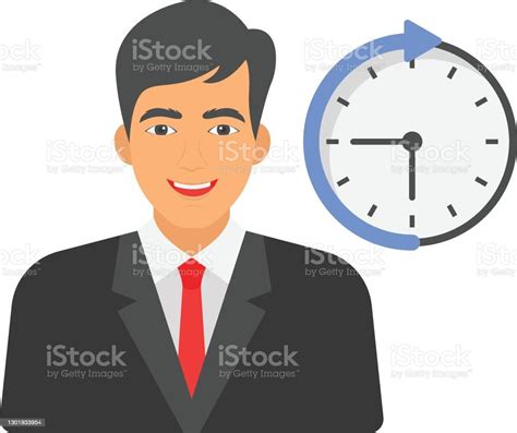 파트 타임 직원 개념 흰색 배경에 Hrm 기호 공연 기반 자원 기호 비 상임 직원 방문 교수 벡터 색상 아이콘 디자인 비즈니스 문자 스톡 일러스트 아르바이트에 대한 스톡