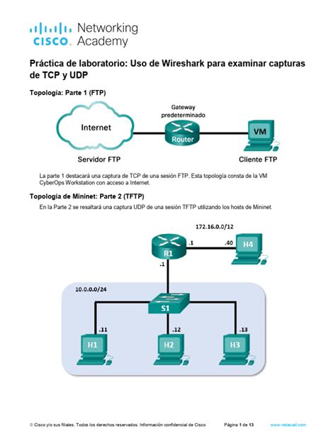4643 Lab Using Wireshark To Examine Tcp And Udp Captures Teo Carballo Pdf