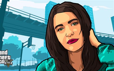 Gta 5 Girl Art Wallpaper Hd Games 4k Wallpapers Images And