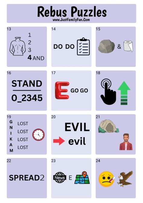 500 Rebus Puzzles And Answers Challenge Your Brain Now