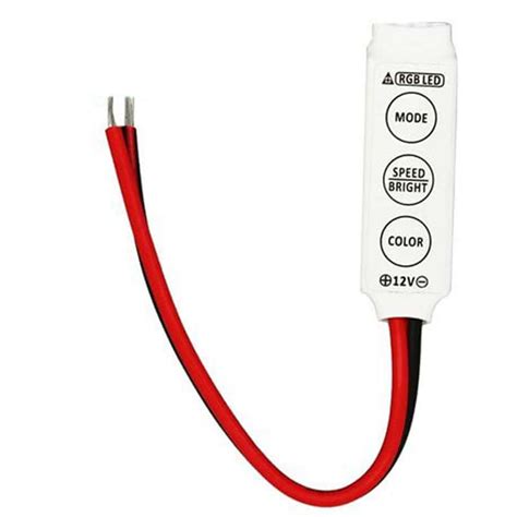 Mini RGB Controller Dimmer For RGB LED Strips
