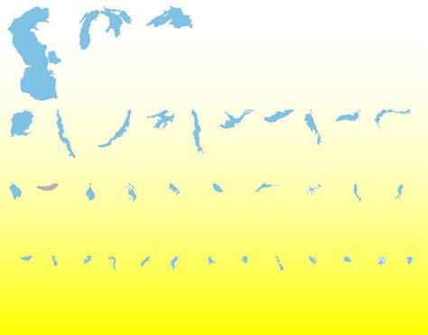 The Shapes Of The Largest Lakes Quiz