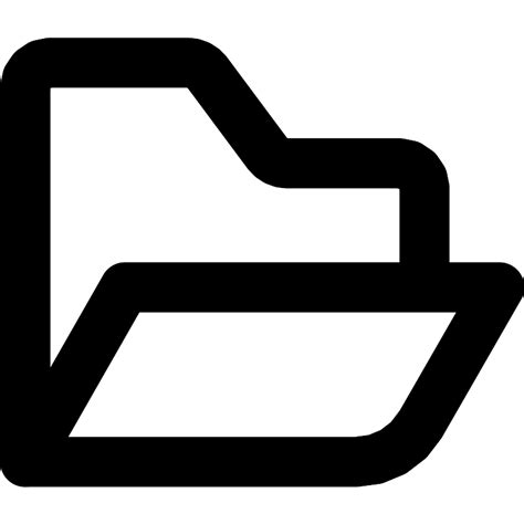 Content Folder Open Folder Data File Storage Icon Vector Svg Icon Svg