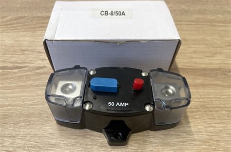 12v 50 Amp Reset Fuse Breaker Campervan Conversion Parts Clearcut Conversions