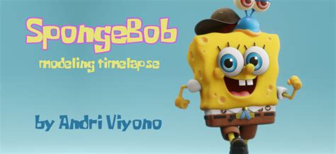 Spongebob Squarepants Character Modeling Timelapse Blendernation