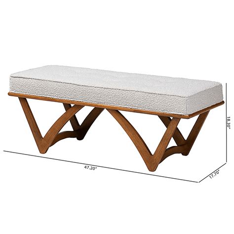 Nemasket Light Gray Acrylicpolyester Fabric Bench Rooms To Go