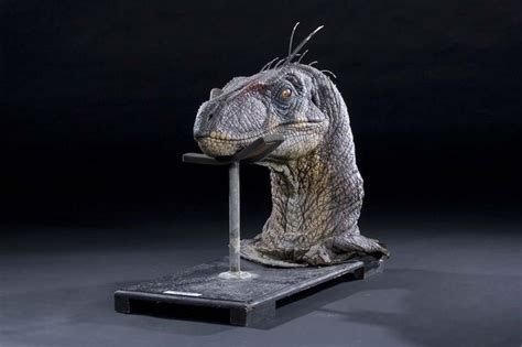 Jurassic Park 3 Male Velociraptor Animatronic Insert Head Jurassic