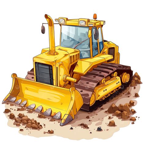 Bulldozer Vector Png