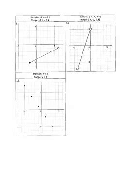 Linear Domain And Range Scavenger By Krista Gurnett TPT