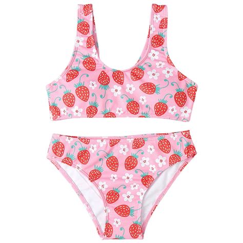 Gxwea Girl Swimsuits 4t Swimsuit Girls Girls Tankini Swimsuit 2 Piece