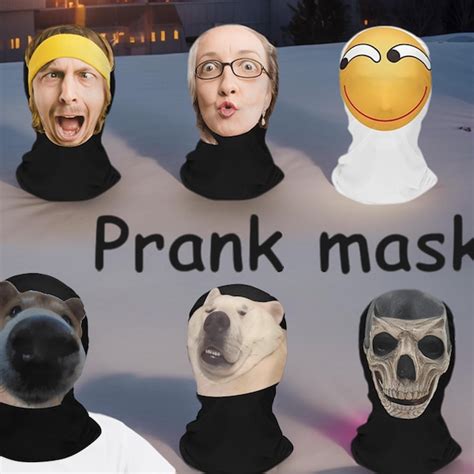 Custom 3d Mask Funny Etsy