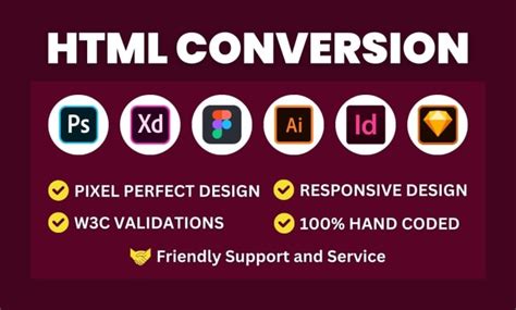 Convert Xd To Html Psd To Html Figma To Html Css And Bootstrap 5 By Alihubedevelop Fiverr