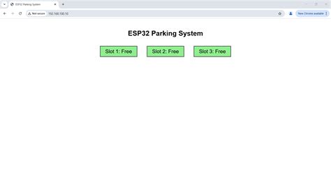 Esp32 Parking System Creating A Simple Web Based Parking Space Monitoring System Arduinoyard
