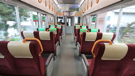 Jr可部線 あき亀山～河戸帆待川 間 227系の車内風景 Jr Kabe Line From Aki Kameyama To Kōdo