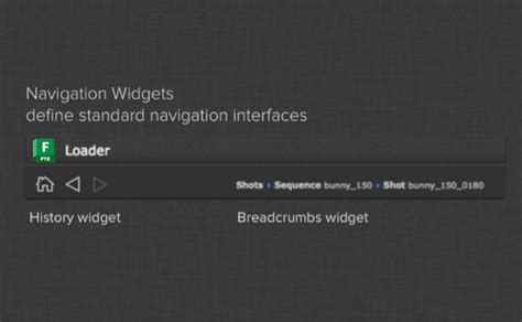 Navigation Widgets — Tk Framework Qtwidgets V2126 Documentation