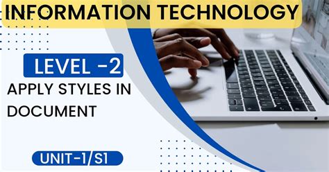 Level2itunit1s1 Apply Styles In Document