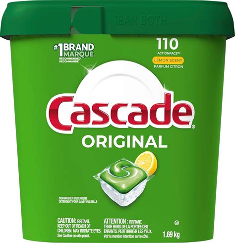 Cascade Dishwasher Detergent Pods Actionpacs Dishwasher Pods Lemon