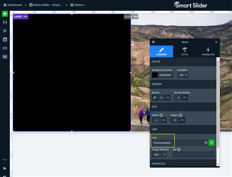 Go To Next Previous Slides Based On Clicking The Right Left Side Of The Slider Smart Slider