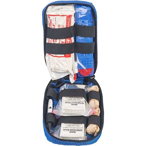 School Health Public Access Bleeding Control Kit Trainer Blue