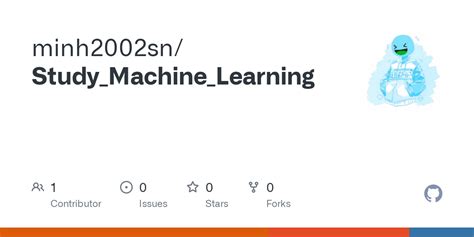 Github Minh Sn Study Machine Learning