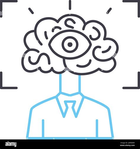 Focus Line Icon Outline Symbol Vector Illustration Concept Sign Stock Vector Image And Art Alamy