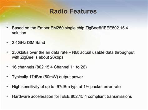 Etrx2 Pa Zigbee™ Mesh Networking Module Ppt Computer Networking