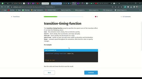 59 Transitions Web Development Sololearn Answers Youtube