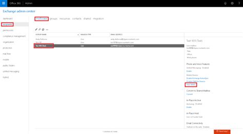 Remove User Options With Microsoft 365 Email Integrated Accounts Practice Protect Support