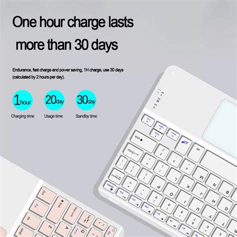 Touchpad Bluetooth Keyboard For Smart Phone Pc Computer Laptop Wireless Keyboard For Ios Android