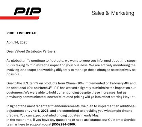 Tariff Supply Chain Updates Techni Tool