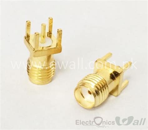 Ewall Sma Conenctor Sma Female Jack Rf Coax Connector Pcb Cable