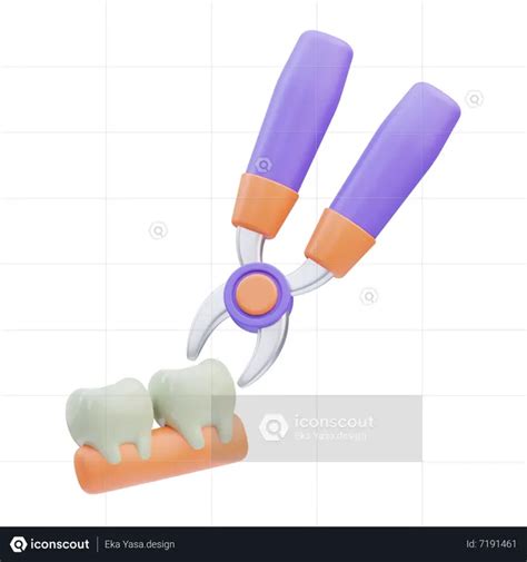 Tooth Extraction 3d Icon Download In Png Obj Or Blend Format