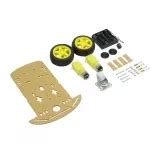 KIT CHASSI ROBO 2WD PARA ARDUINO AS COMPONENTES