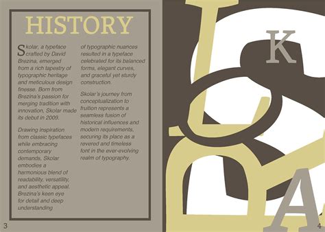 Typography I Project 3 Type Anatomy Booklet On Behance