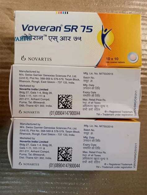 Voveran Sr 75 At ₹ 35 Stripe Voveran Sr In Surat Id 2850904096797