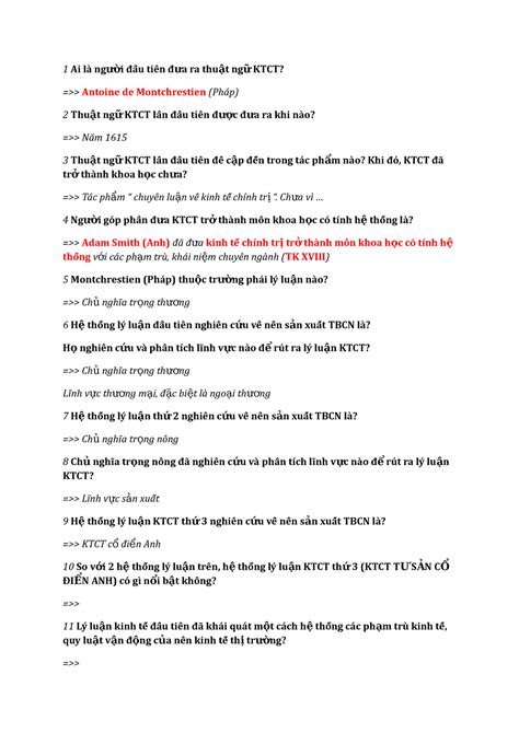 Trắc Nghiệm Ktct Mác Ssnsn 1 Ai Là Ng I đầầu Tiên đ A Ra Thu T Ng Ktctườưậữ Antoine