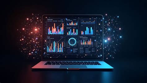 Smart Algorithms Optimizing Industrial Efficiency Stock Illustration