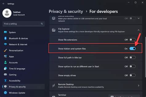 How To Show Hidden And Protected Files And Folders In Windows 1110
