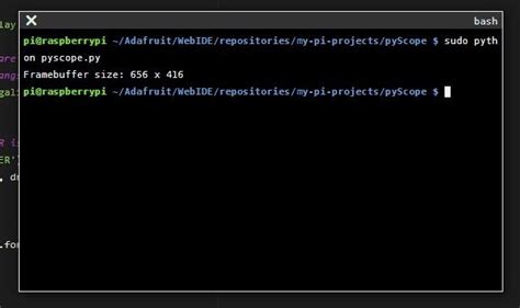 pointing pygame to the framebuffer pi video output using pygame