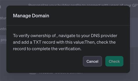 Gpts Verifying Domain Does Not Work Chatgpt Openai Developer Forum