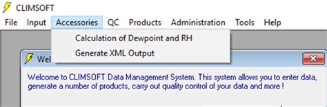 Accessories Menu · Issue 217 · Climsoftclimsoft · Github