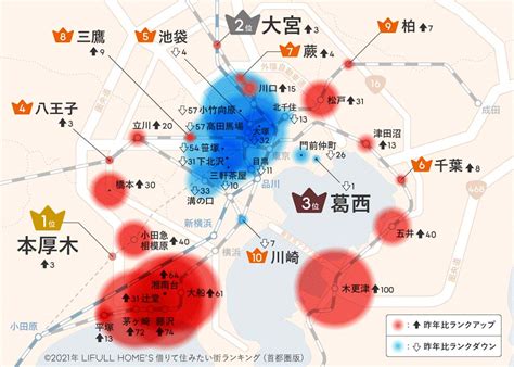 住みたい街ランキング 1位は「本厚木」。賃貸は郊外化、購入は二極化 Impress Watch