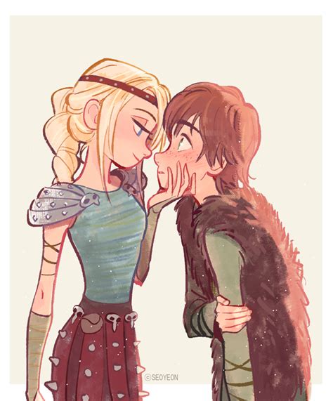 Astrid Hofferson And Hiccup Horrendous Haddock Iii How To Train Your Dragon And 1 More Drawn