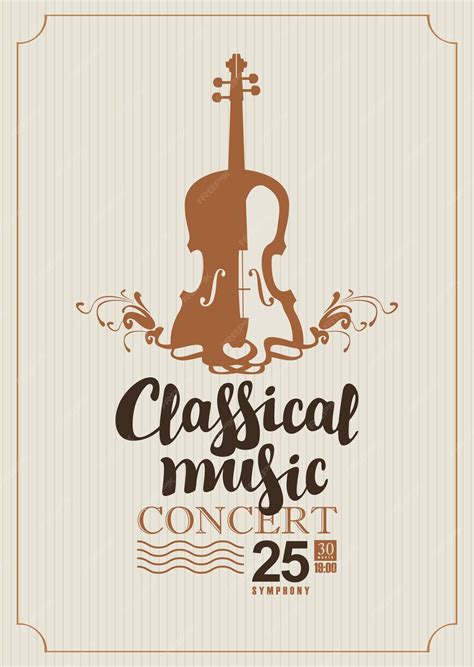 Premium Vector Concert Of Classical Music