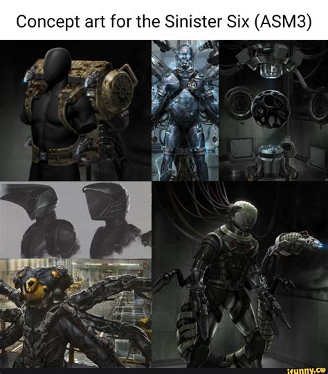 Concept Art For The Sinister Six Asm3 Ifunny