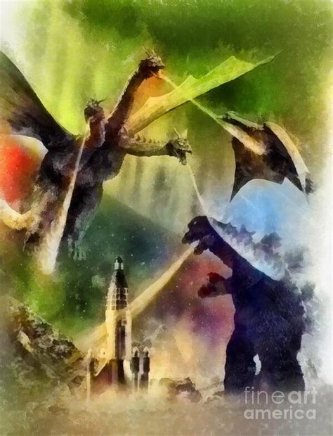 Vintage Godzilla Poster By Esoterica Art Agency Pixels