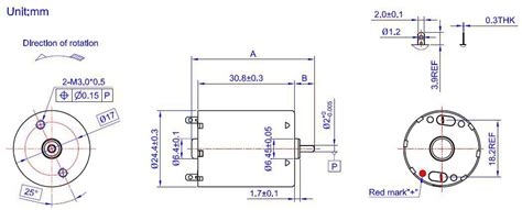 Dc Motor Permanent Magnet For Odometers For Automotive