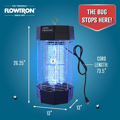 120w High Performance Indooroutdoor Bug Zapper Flowtron
