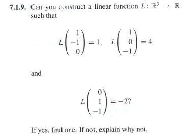 Solved Find A Linear Function L R R Such That Chegg Com